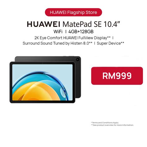 HUAWEI MatePad SE Inch LTE Price In Malaysia Specs RM TechNave