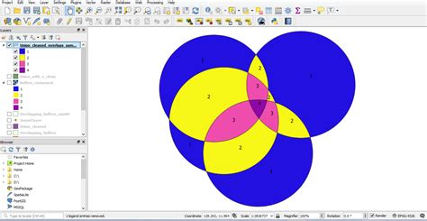 create raster out of overlapping buffers within the same shapefile in