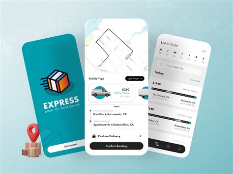Pickup And Delivery Logistic Mobile App 🚚 On Behance