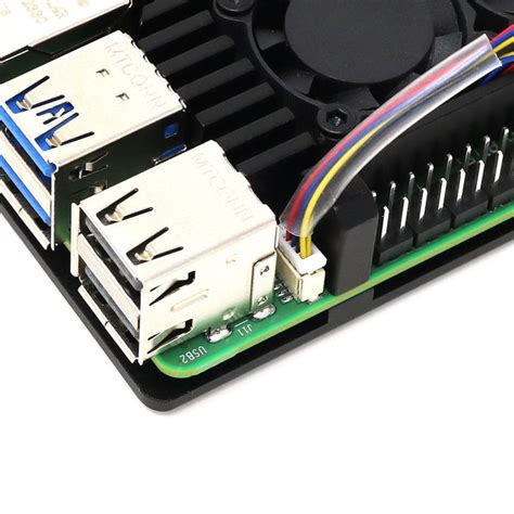 Aluminium Armour Dual Fan Heatsink Case For Raspberry Pi 5 The Pi Hut
