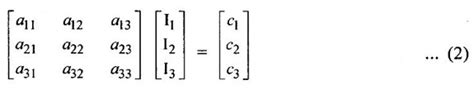Solving Equations By Determinants Cramer S Rule Electrical Circuits