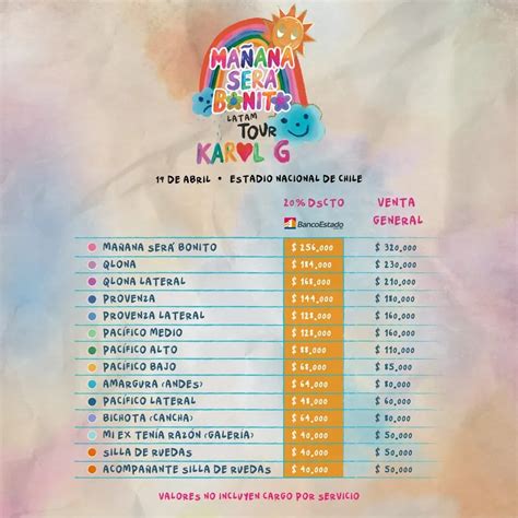 Entradas Para Karol G En Chile 2024 Precios Y Dónde Comprar