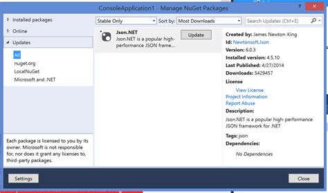 Nuget All