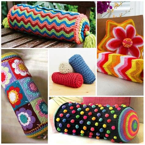 как связать диванную подушку своими руками Схемы вязания крючком Вязаные подушки Связанная