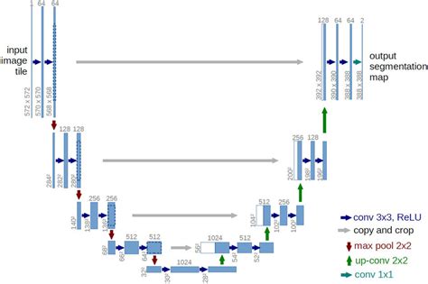 Architecture For The 2d U Net Download Scientific Diagram