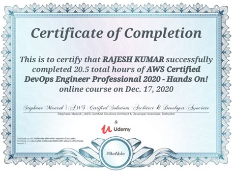 AWS Certifications AWS Certified DevOps Engineer Professional