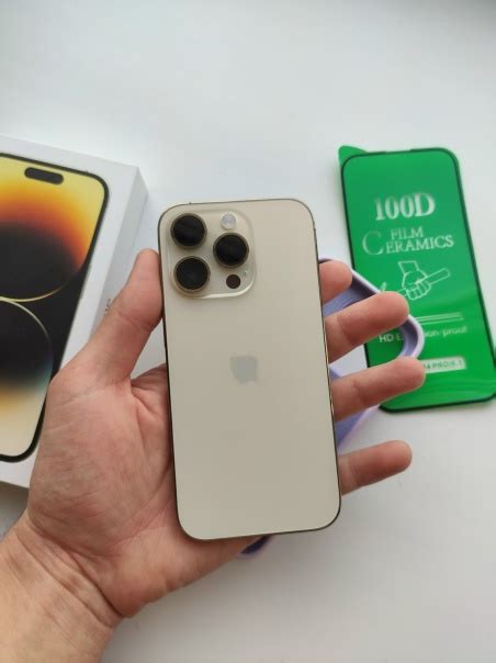 Продам айфон 14 про с памятью 128 Гб в состоянии нового на гарантии от ДНС Полный заводской