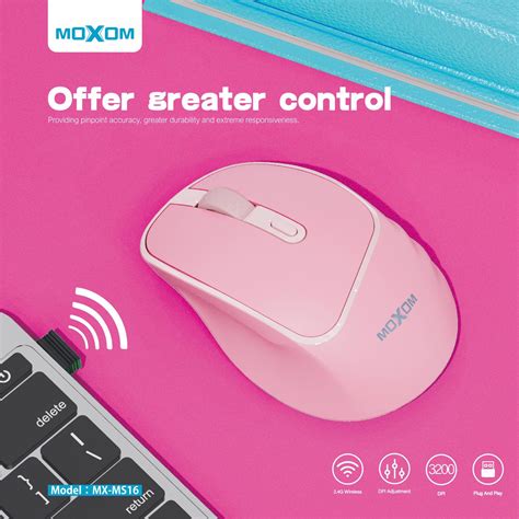 Moxom Mx Ms16 Wireless Elite Mouse Cme Distribution Sdn Bhd