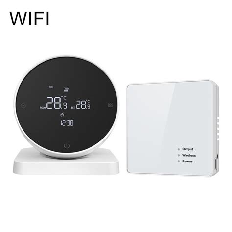 Wireless Smart Thermostat WIFI LCD Display Touch Screen Temperature Controller Walmart Com