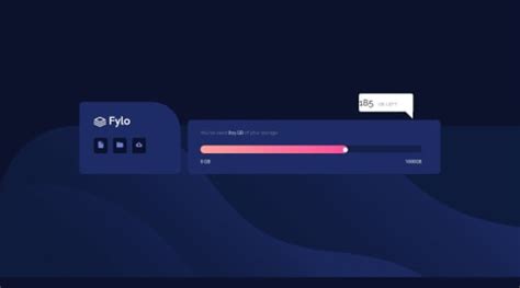 Frontend Mentor Fylo Data Storage Component Html Css Coding Challenge