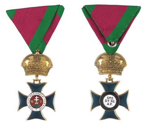 Знак ордена Св Стефана Iii класса Австро Венгрия рубеж Xix Xx вв Аукционы Аукционный дом