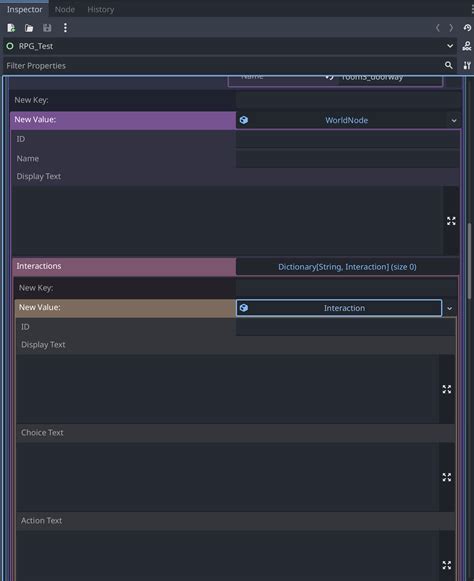 How To Expand Nested Dictionaries In The Inspector Tab Help Godot