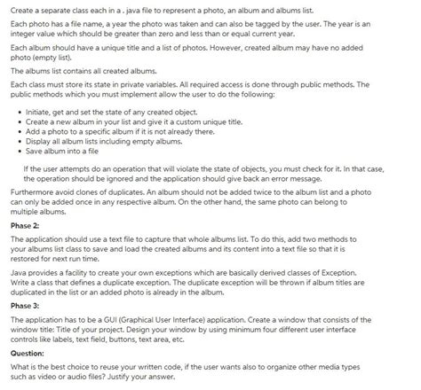 Create A Separate Class Each In A Java File To