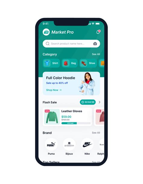 Marketpro E Commerce Flutter App Ui Kit Android Ios Mobile App By