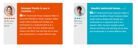 Testimonials Showcase For Visual Composer Add On By Codieslab Codecanyon