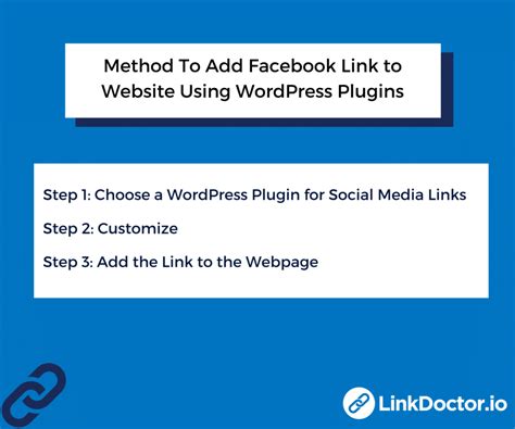 how to add facebook link to website linkdoctor™