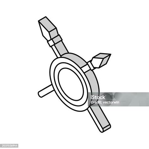 방패와 창 고 대 로마 아이소 메트릭 아이콘 벡터 일러스트 레이 션 Empire에 대한 스톡 벡터 아트 및 기타 이미지 Empire 검 검투사 Istock