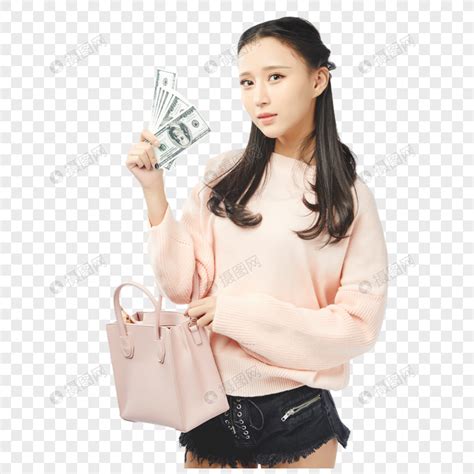 젊은 여자 가방 쇼핑 행동 Png 일러스트 무료 다운로드 Lovepik