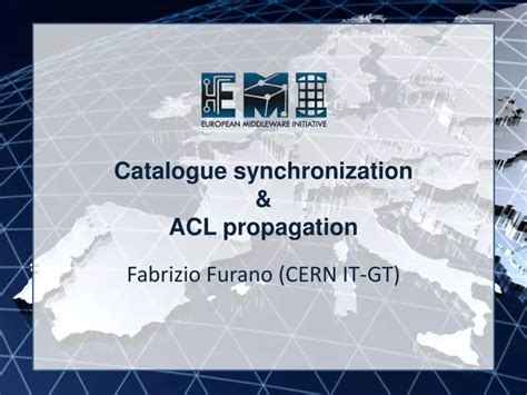 ppt catalogue synchronization and acl propagation powerpoint
