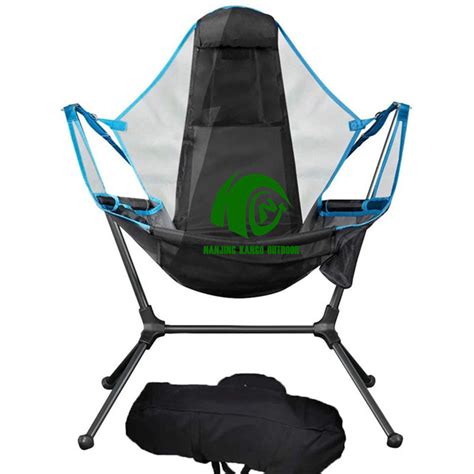 Kango Outdoor Mesh Portable Rocking Chairs Folding Swing Chair Camping Rocking Chairs China