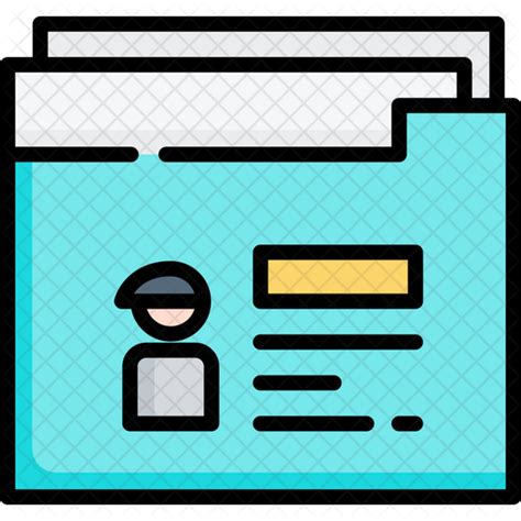 Application Folder Icon Download In Colored Outline Style