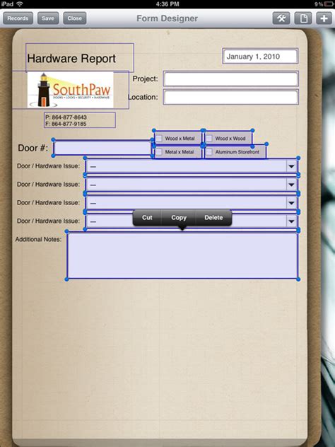 Replicating Fields On The Form Formconnections