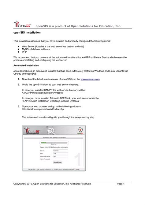Open Sis Installationguide Pdf