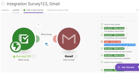 unable to get the scenario send email to run getting started make
