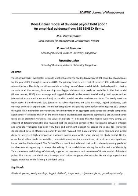 Abstract Page Example