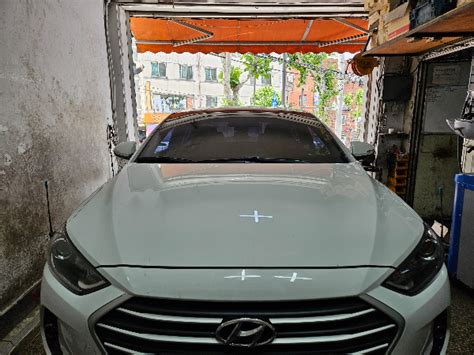 카 에어컨 정비 아반테 Ad 차량 콘덴샤 가스누수 고장으로 더운바람이나와 교체 전문점 후기