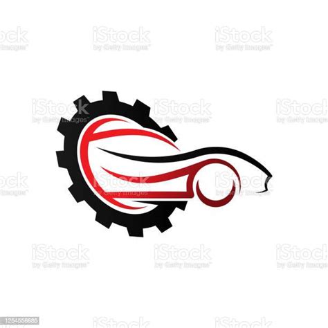 자동 자동차 로고 아이콘 벡터 일러스트레이션 템플릿입니다 모던 스포츠 카 벡터 로고 아이콘 실루엣 디자인 자동차 수리 딜러 차고 및 서비스에 대한 자동차 로고 벡터 그림