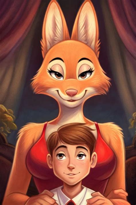 Diane Foxington With Her Son By Imaxlover On Deviantart
