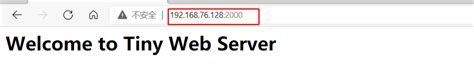 深入理解计算机系统（csapp）中tiny Web服务器搭建运行深入理解计算机系统怎么访问tiny Web服务器 Csdn博客