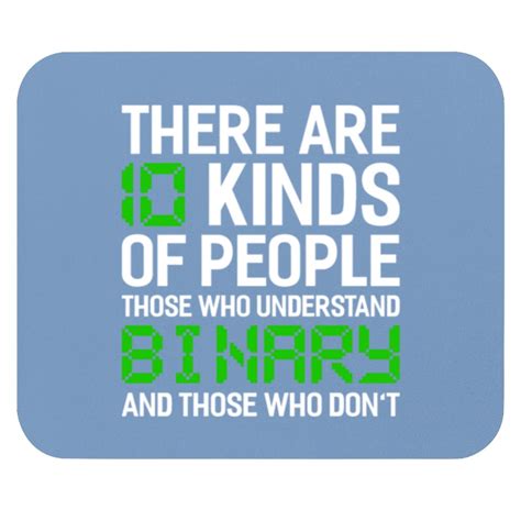 There Are 10 Kinds Of People Binary Programming Mouse Pads Sold By Pristinerotor Sku 40399310