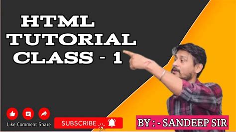 Complete Html Tutorial Class 1 Youtube