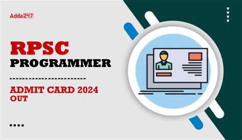 Rpsc Programmer Admit Card 2024 Check City Intimation Direct Link