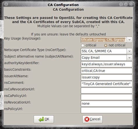 Create Your Own Certificate Authority With TinyCA GHacks Tech News