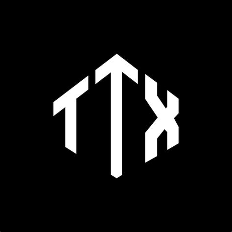 Premium Vector Ttx Letter Logo Design With Polygon Shape Ttx Polygon