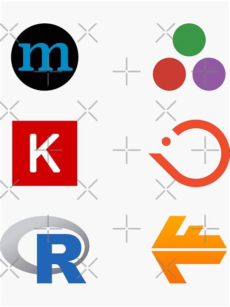 Mxnet Julia Keras Pytorch R Language Tensorflow 6x Sticker