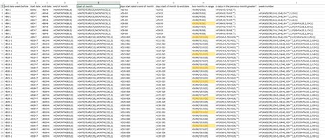 Excel Week Number Of The Month With Conditions Stack Overflow