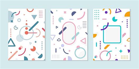 Minimal Geometric Vector Pattern Backdrop Illustration Template Vector Minimal Geometric Vector Pattern Backdrop Illustration Template Vector