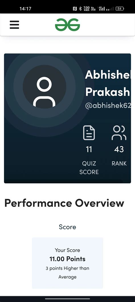 Abhishek Prakash On Linkedin Gfgclassroomprogram Gfginpune