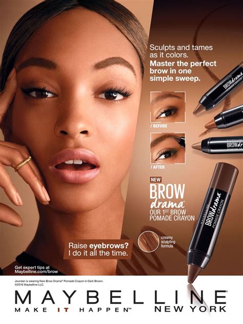 Brows Best Makeup Ads Cosmetics Magazine Ads Maybelline Advertisement