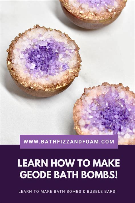 Diy Geode Bath Bomb Recipe Tutorial Artofit