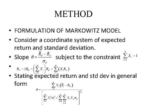 PORTFOLIO OPTIMIZATION USING THE MARKOWITZ MODEL CASE STUDY