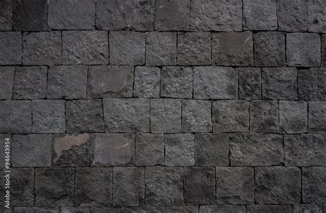 Wall Background Of Volcanic Basalt Stone Texture Architecture