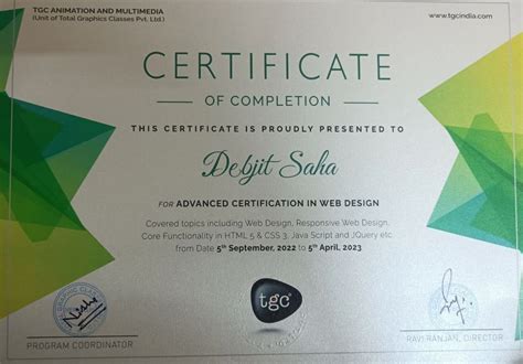 Debjit Saha On Linkedin I Have Successfully Completed My Front End