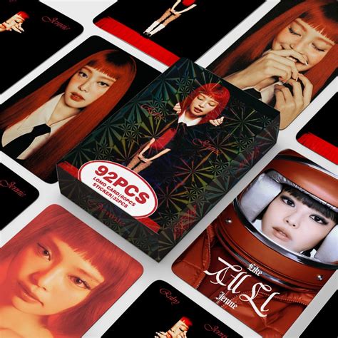 【現貨】jennie新專輯《ruby 》92張 照片卡賀卡明星珍藏卡金智妮自印三吋小卡 蝦皮購物