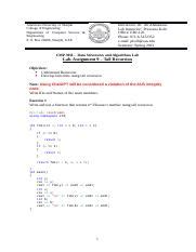 Exploring Tail Recursion in Data Structures and Algorithms Lab | Course Hero