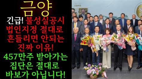 🔵 금양 긴급 불성실공시 법인지정에 절대로 속으면 안되는 진짜 이유 블록딜 뒤에는 이 내용 있습니다 457만주 받아가는 세력은 바보들이 아닙니다 금양 금양목표